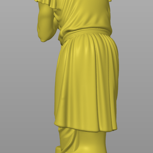 🎄 Shepherd Leaning on Staff・ STL File for 3D printing・Cults