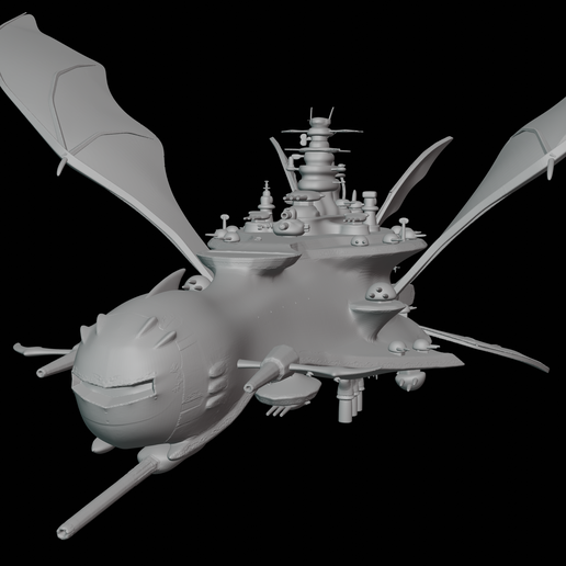 🎮 Kirby Halberd Meta Knight Airship Figure・ STL File for ・Cults