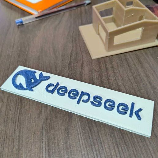STL file Deepseek 🌆 ・Template to download and 3D print・Cults