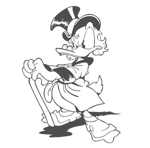 uncle scrooge coloring pages