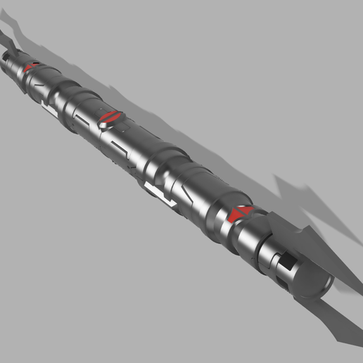 Darth Vindican Sith double bladed lightsaber・ STL File for 3D printing ...
