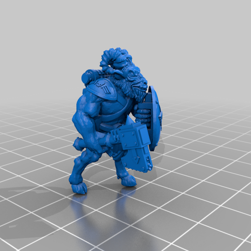 🛰 Imperial space army beast-people 3・Free 3D File for ・Cults