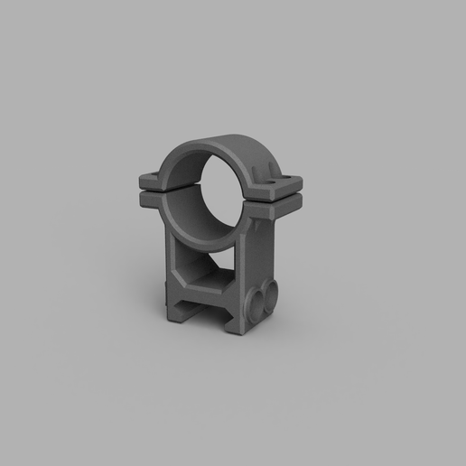 🔫 Airsoft Scope rings - 25mm mounting・Free STL File for ・Cults