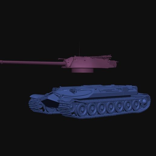🪖 Tank IS-7 3D collectible model collectible Miniature ROTABLE・ STL ...
