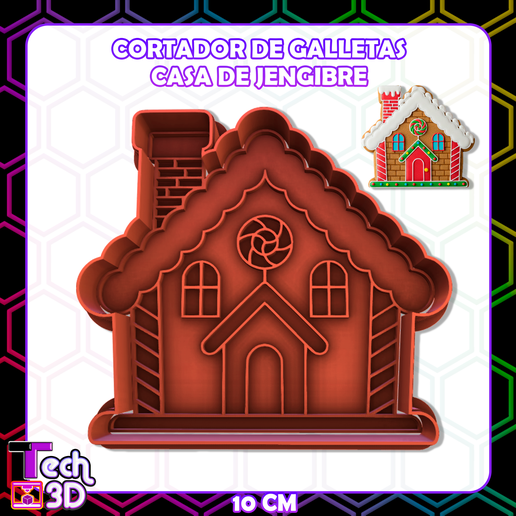 🏠 ВЫРУБКА ДЛЯ ПЕЧЕНЬЯ "ПРЯНИЧНЫЙ ДОМИК" /GINGERBREAD HOUSE COOKIE ...
