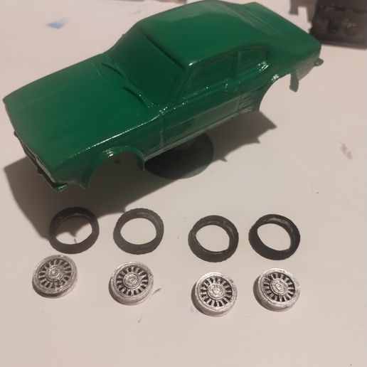 🚙 Ford Capri Mk1 Slot Car・3D Print with the Anycubic Kossel linear 3D ...