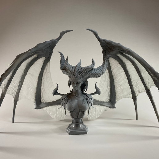 👤 Lilith Bust Statue STL・Free 3D File for ・Cults