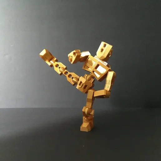🤖 Protoman articulated dummy, modular and customizable with Proto-Block ...