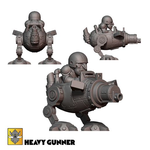 👺 Goblin Heavy gunner・ STL File for 3D printing・Cults