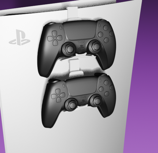 🧰 PS5 DualSense controller hanger・Free STL File for 3D printing・Cults