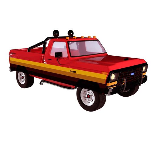 STL file Ford F-200 Custom 🚙 ・Model to download and 3D print・Cults