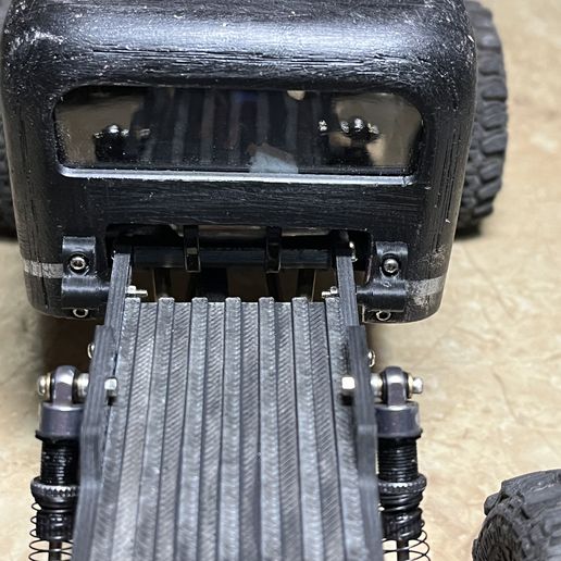 🛏️ Comp Bed and hinge mount for Block Head Body SCX24・ STL File for 3D ...