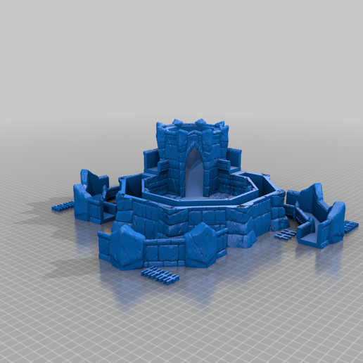 🎲 Arena Dice Tower Dice Tray, and Dice Box・Free 3D File for ・Cults