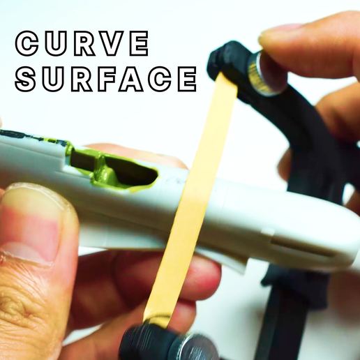 🤖 Curved Surface Sander・ STL File for 3D printing・Cults