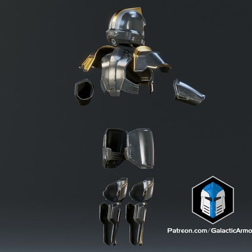 🪖 HD2 Armor - Hero of the Federation - 3D Print Files・ 3D File for 3D ...