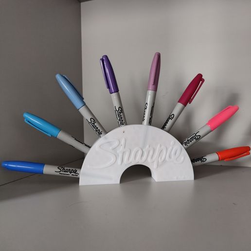 STL file Sharpie pen holder 🖊️ ・Design to download and 3D print・Cults