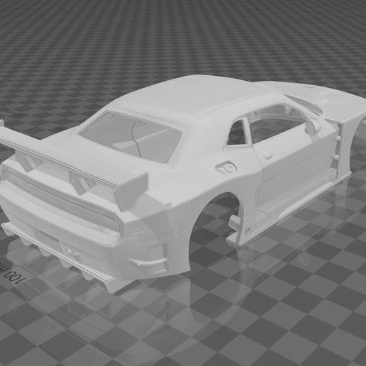🐚 Dodge Challenger SRT8 LM 2013 Shell Body – Divided Parts for Easy ...