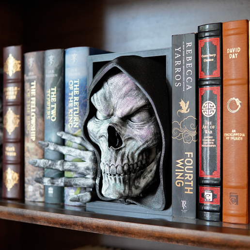 🦴 Bone Keeper Book Nook・ STL File for 3D printing・Cults