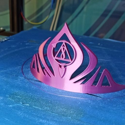 👑 The crown with the sign of the creative society・Free 3D File for ・Cults