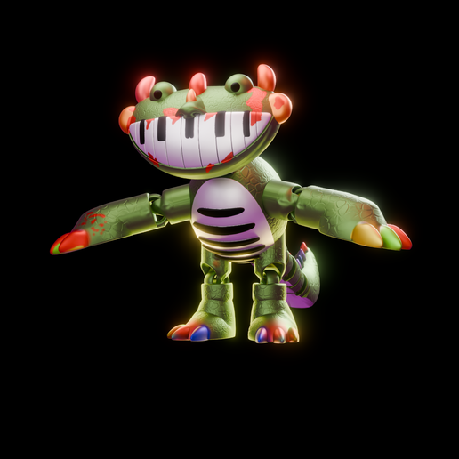 ️ pianosaurus poppy playtime・ STL File for 3D printing・Cults