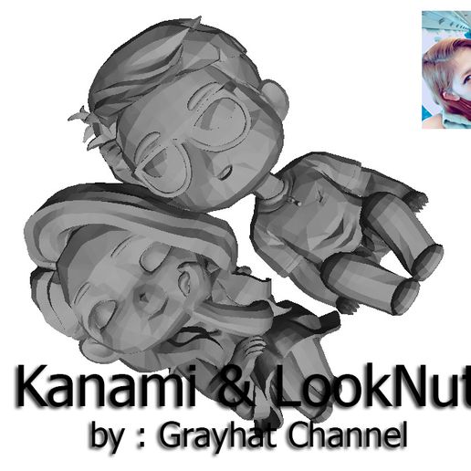 🗿 Kanami&LookNut・Free STL File for 3D printing・Cults