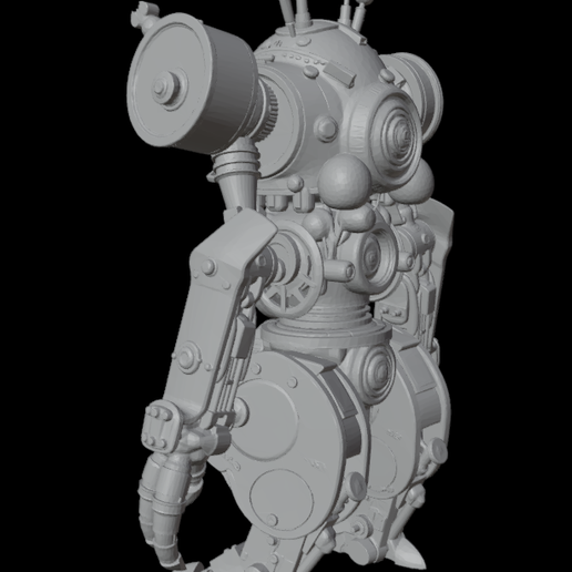 🤖 Steampunk Robot Mech Automaton・ STL File for 3D printing・Cults