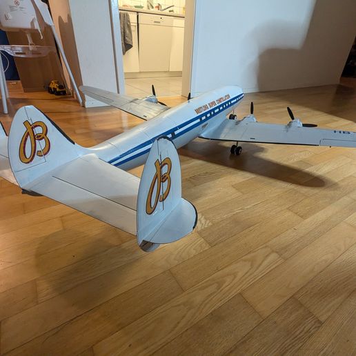 ️ RC Super Constellation L-1049 Testfiles and manual・Free STL File for ...