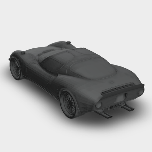 3D file Alfa Romeo 33 Stradale 1967 🚗 ・3D print object to download・Cults