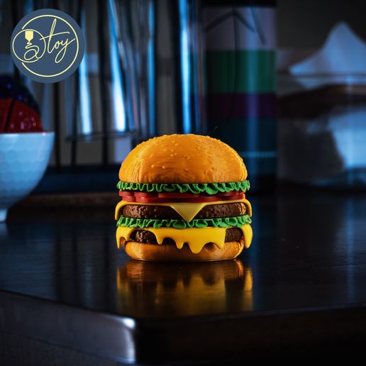 🐢 HAMTURTLE, CUTE ARTICULATED BURGER TURTLE, PRINT-IN-PLACE FLEXI・ 3D ...