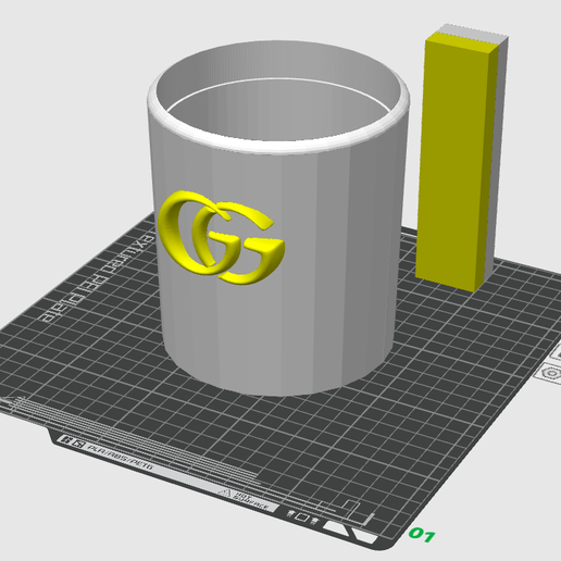 💐 Gucci Flower Pot・ STL File for 3D printing・Cults