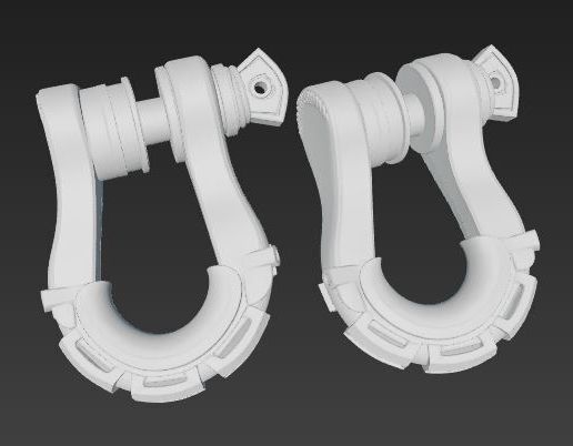 🚁 Heavy-Duty Off-Road Shackles・ STL File for 3D printing・Cults