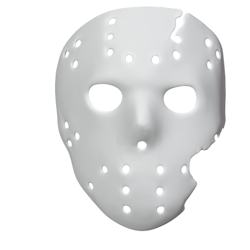 🎃 Jason Voorhees Part VII Mask Cosplay Halloween・ STL File for 3D ...