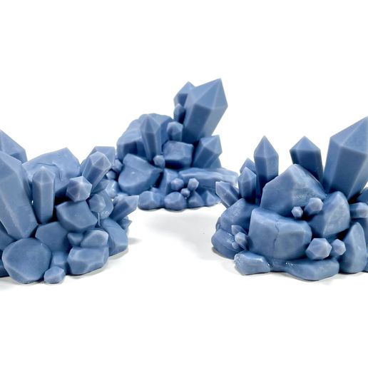 🔮 Crystal Clusters・ 3D File for 3D printing・Cults