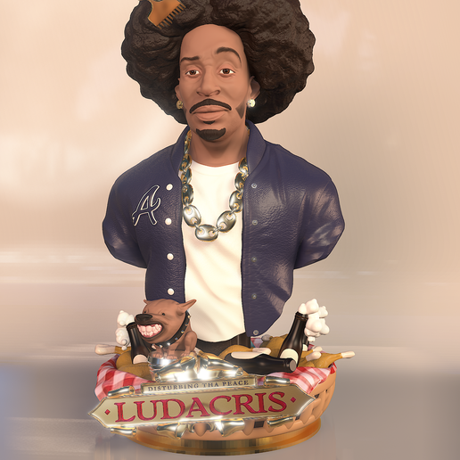 Archivo STL Ludacris Bust : Diorama STLs ready for printing | Hiphop ...