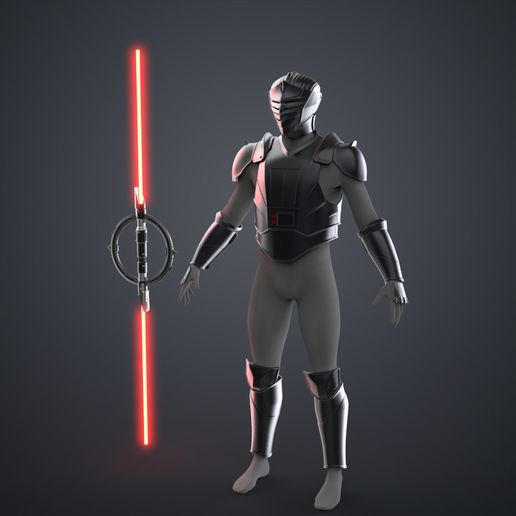 🖨️ Marrok Inquisitor Cosplay Set – Ahsoka・ 3D File for 3D printing・Cults