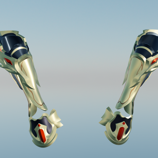 3D file Honkai impact 3rd Fu hua Phoenix Grips of Tai Xuan 3d models 3d ...