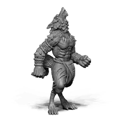 🐺 Warakin - Werewolf Savage・ STL File for 3D printing・Cults