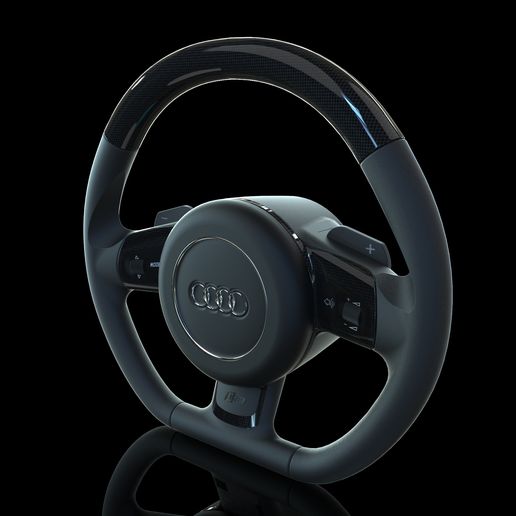 STL file AUDI R8 PROJECT STEERING WHEEL 🚗 ・3D printable model to ...