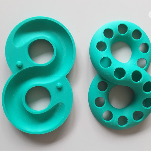 ♾️ Infinity loop fidget・ STL File for 3D printing・Cults