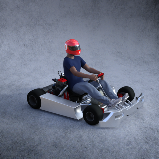 👨 Karting・Free STL File for 3D printing・Cults