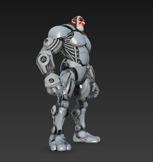 🦸 Muscular Mecha Superhero Figure – Comic Power in 3D Print Form・ STL ...