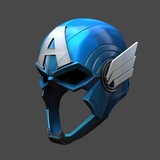 👗 Marvel Rivals Captain America・ 3D File for 3D printing・Cults