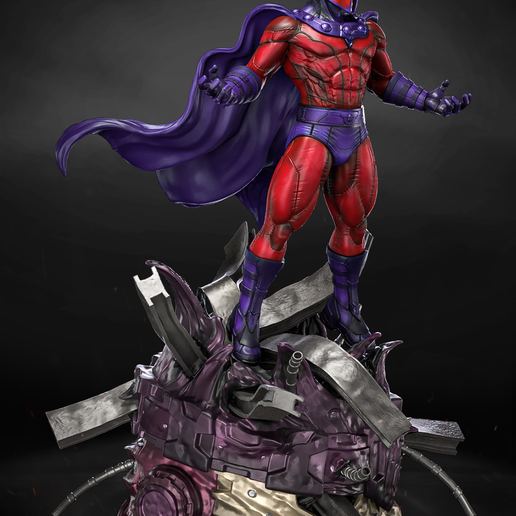 👾 Heroics - Magneto - 3D Print STL・ STL File for 3D printing・Cults