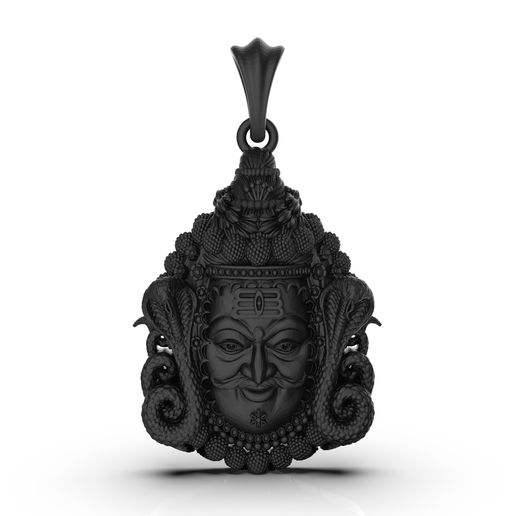 📿 Mahakal pendant 3Dprint file-2・ STL File for 3D printing・Cults