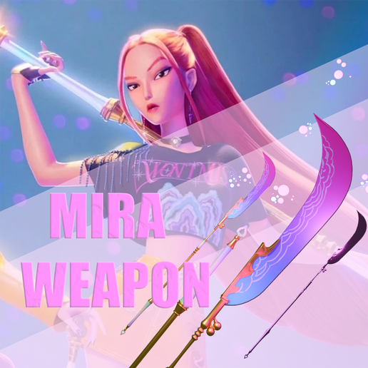 🔫 Kpop Demon Hunters - MIRA WEAPON・ 3D Datei für 3D-Druck・Cults