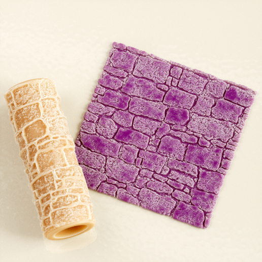 rough stone texture roller