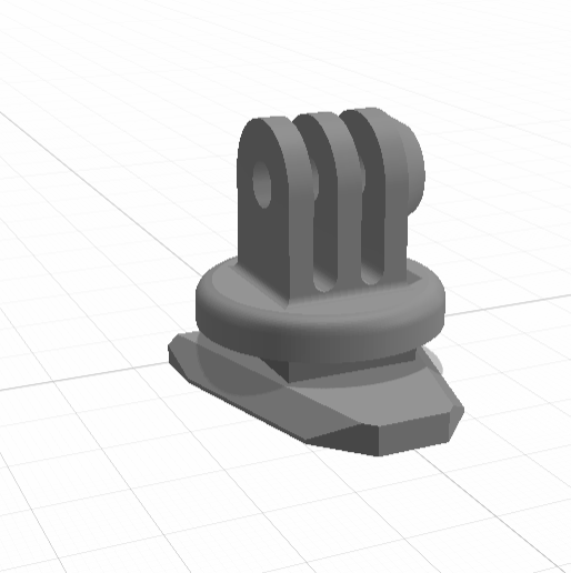 📱 Wilcox Dovetail GoPro Mount・Free OBJ File for 3D printing・Cults