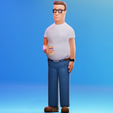 🤴 Hank Hill from King of the Hill・ STL File for ・Cults