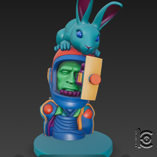 🐇 Cyber-Rabbit Operator - 3D Model for Printing・ STL File for 3D ...