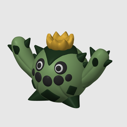 🐉 Cacnea Pokemon Nosupport・ STL File for 3D printing・Cults